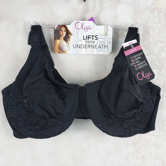 Olga | Intimates & Sleepwear | Olga Luxury Lift Bra New With Tags Black ...